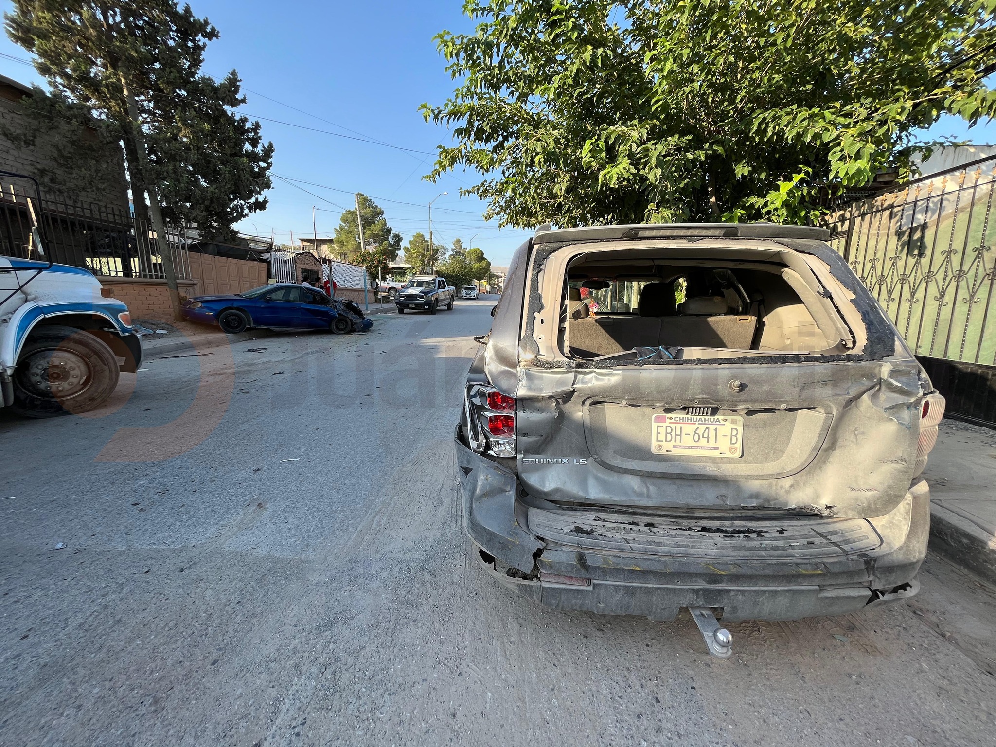 Camión Se Queda Sin Frenos Y Choca Autos Juárez Digital