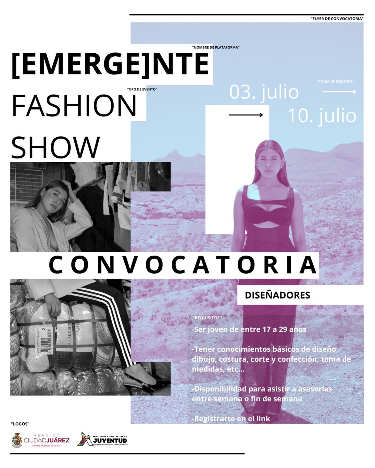 Abren convocatoria para "Emergente Fashion Show" - Juárez Digital
