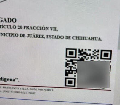 Incorporan código QR a cartas de identidad en Juárez - Juárez Digital